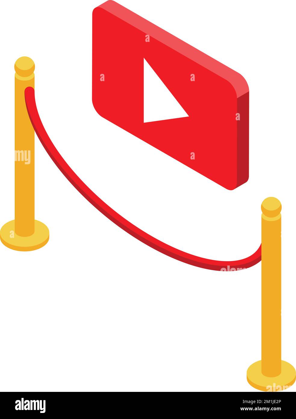 Cinema barrier icon isometric vector. Car movie. Air screen Stock ...