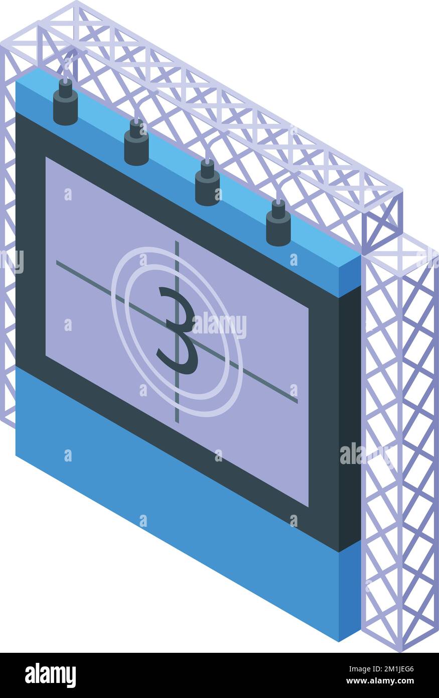 Air cinema panel icon isometric vector. Drive movie. Car screen Stock ...