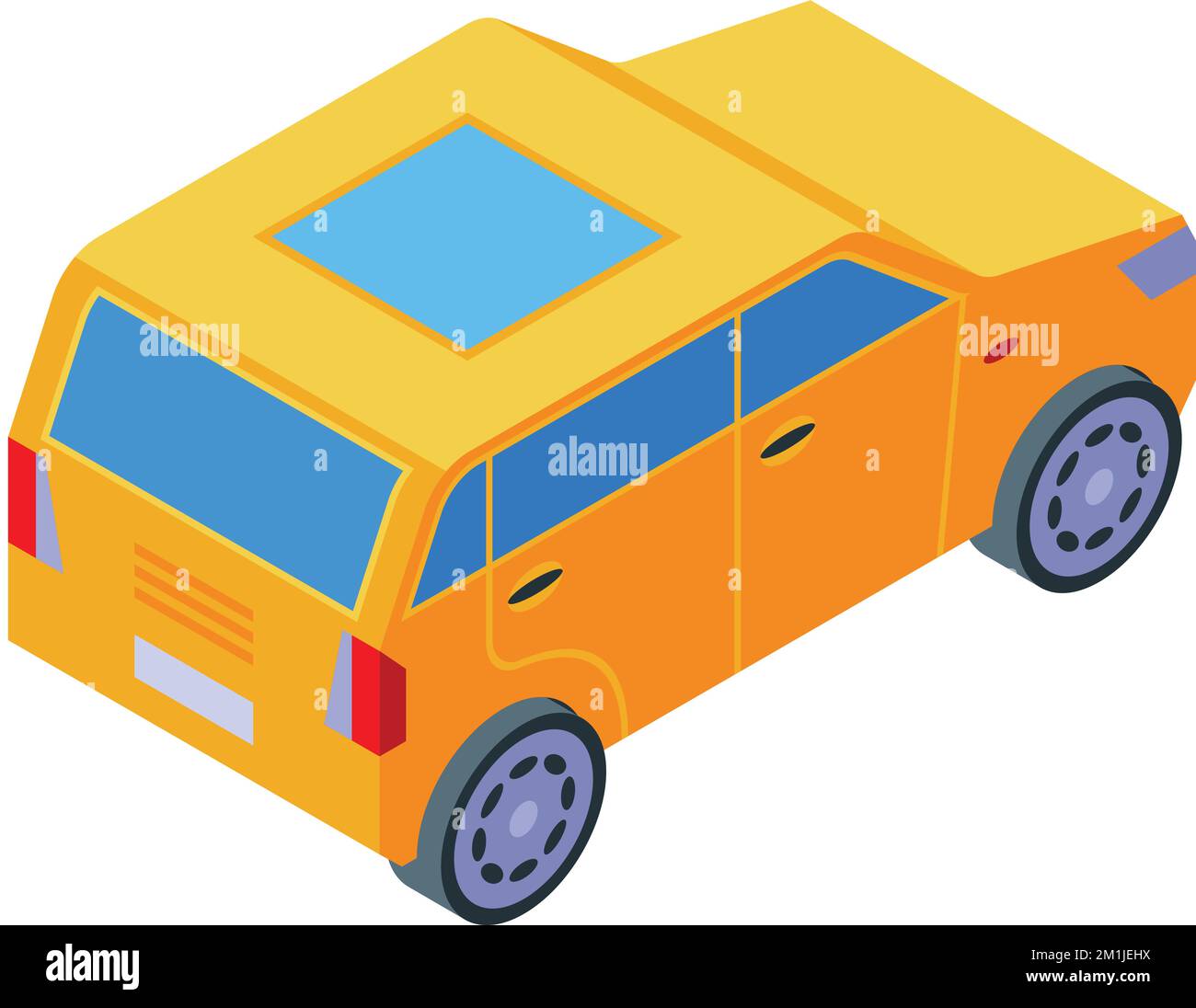Car air cinema icon isometric vector. Movie drive. Auto show Stock ...