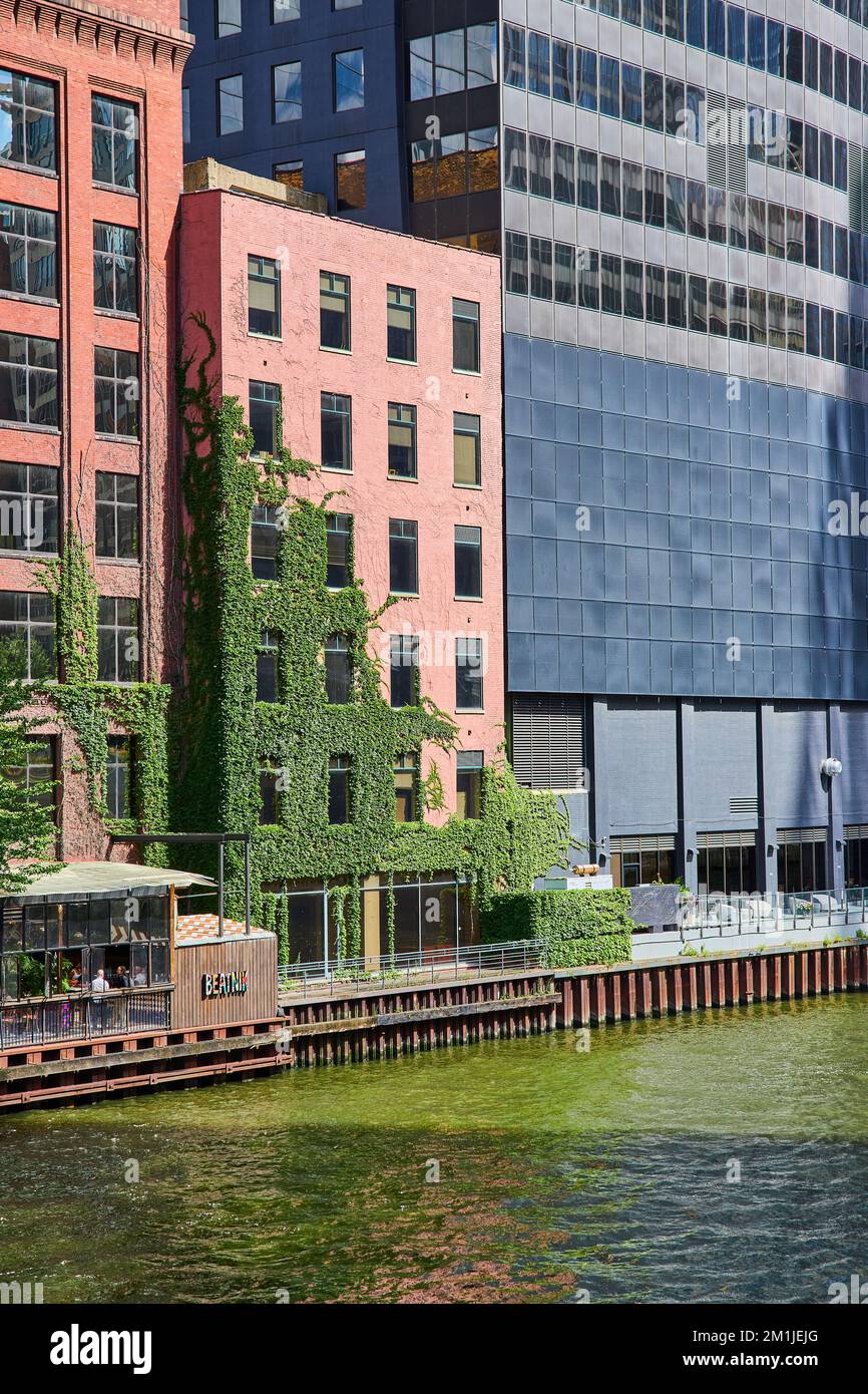 Riverwalk covered bridge hi-res stock photography and images - Alamy