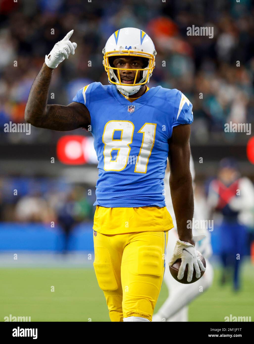 Inglewood, California, USA. 11th Dec, 2022. Los Angeles Chargers wide ...