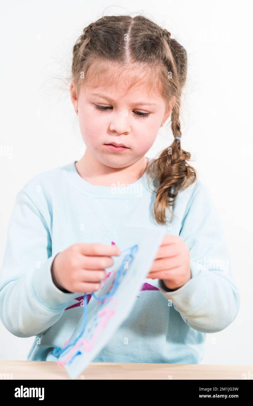 Girl 9 craft fabric hi-res stock photography and images - Alamy