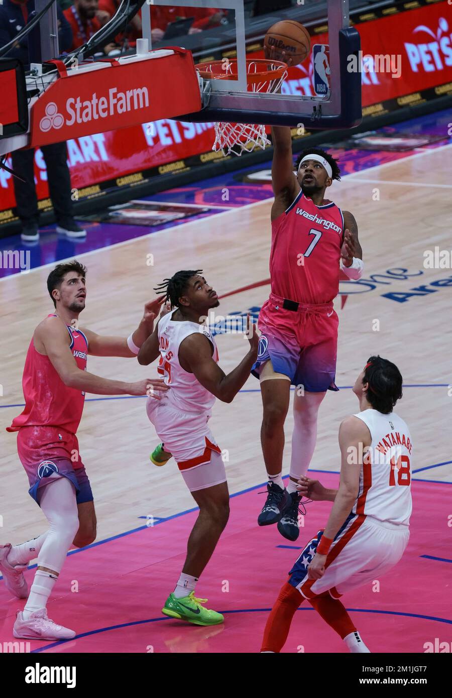 WASHINGTON, DC - DECEMBER 12: Washington Wizards guard Jordan Goodwin ...