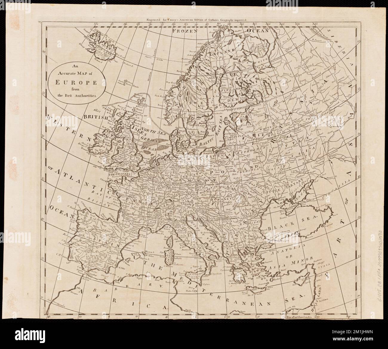 An accurate map of Europe from the best authorities , Europe, Maps ...