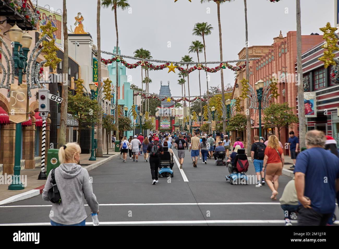 Dec 11, 2022. Orlando, FL, USA. Disney's Hollywood Studios walk in ...