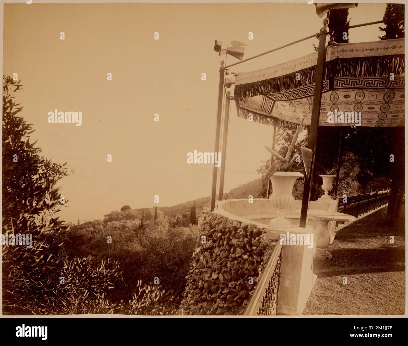 Achilleon [i.e. Achilleion], Turkish terrace , Estates, Terraces ...