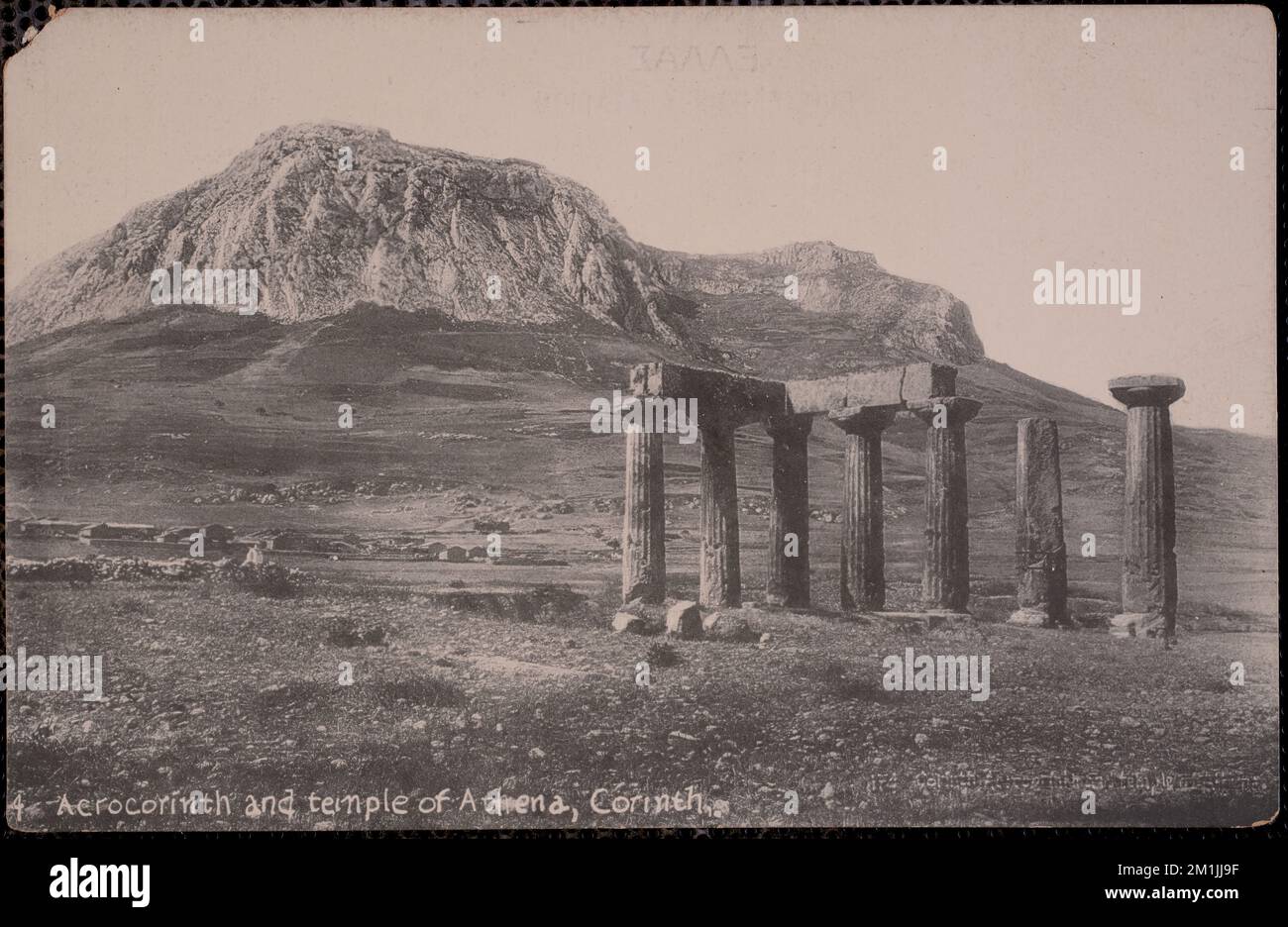 Acrocorinth and temple of Athena, Corinth , Greek temples, Forts ...