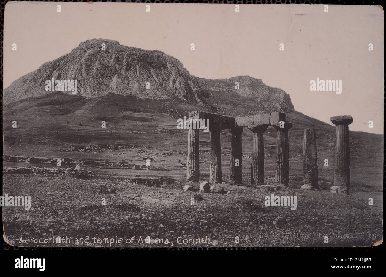 Acrocorinth and temple of Athena, Corinth , Greek temples, Forts ...