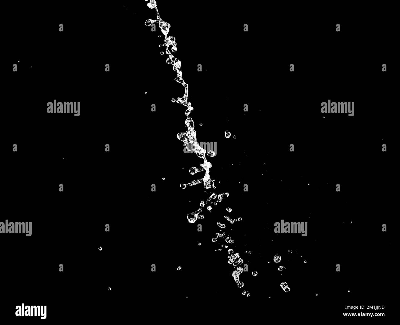 Splash of fresh water on black background Stock Photo - Alamy