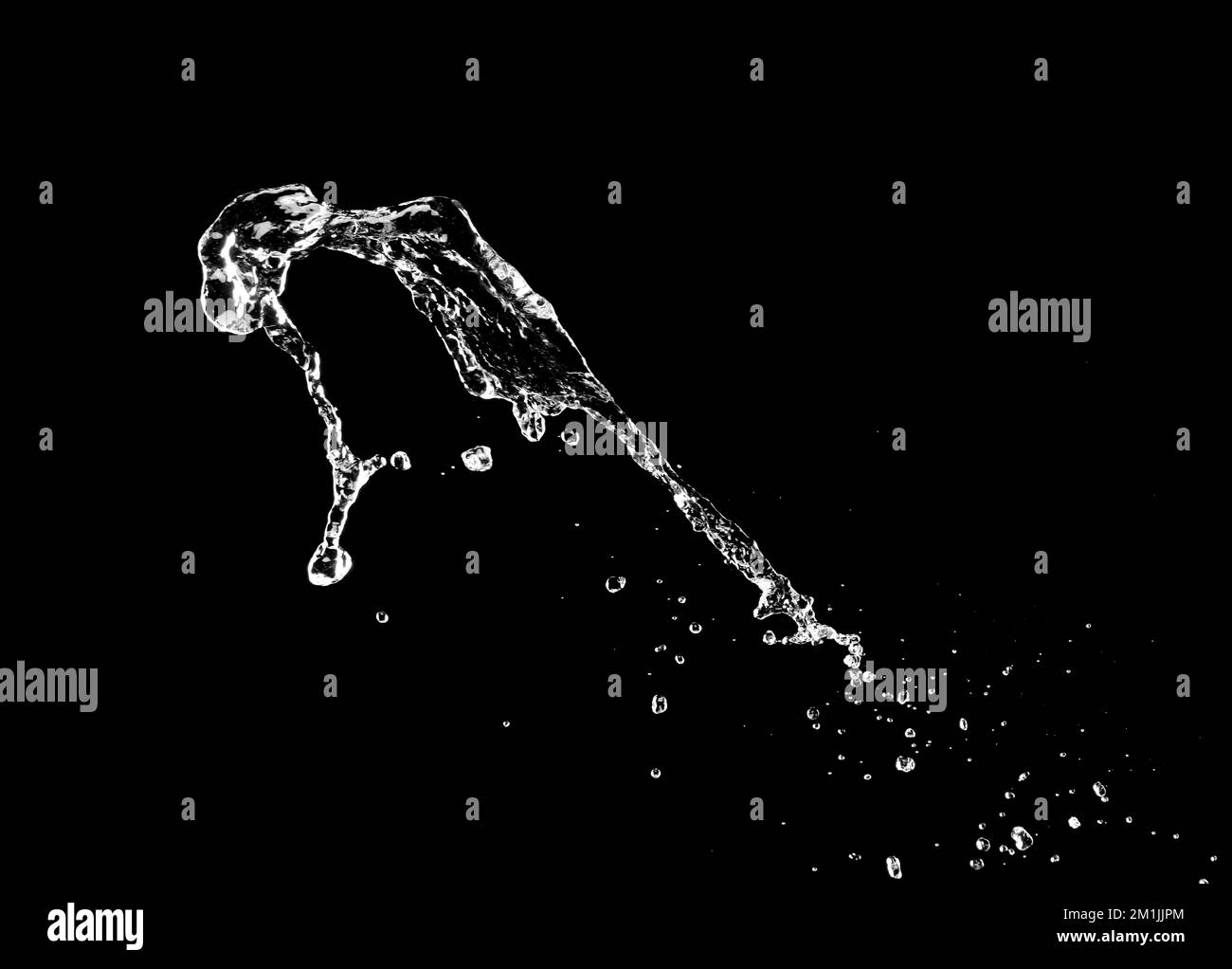 Water splash style on Black and White Stock Photos & Images - Alamy