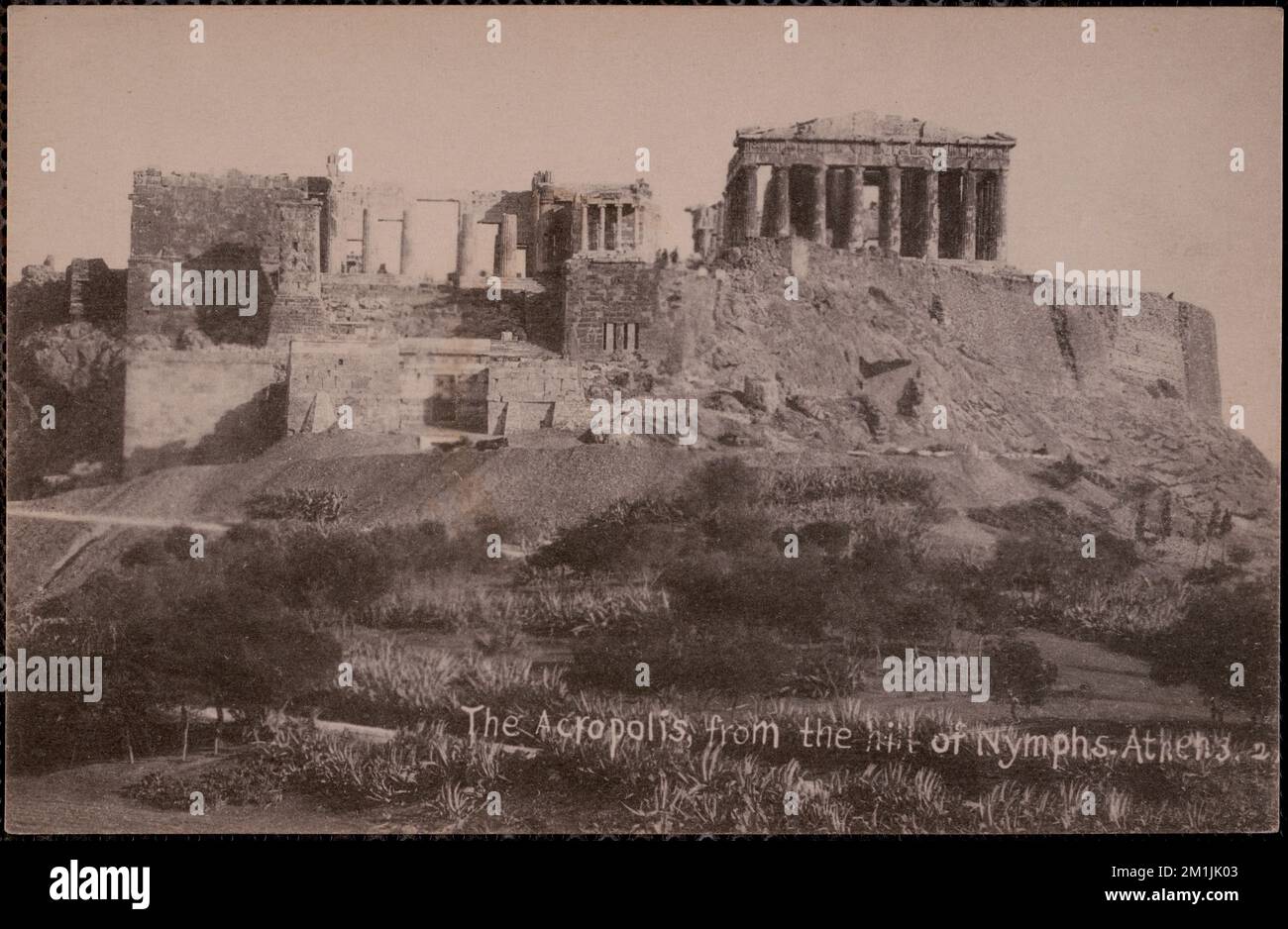 The Acropolis, from the hill of Nymphs. Athens , Forts & fortifications ...