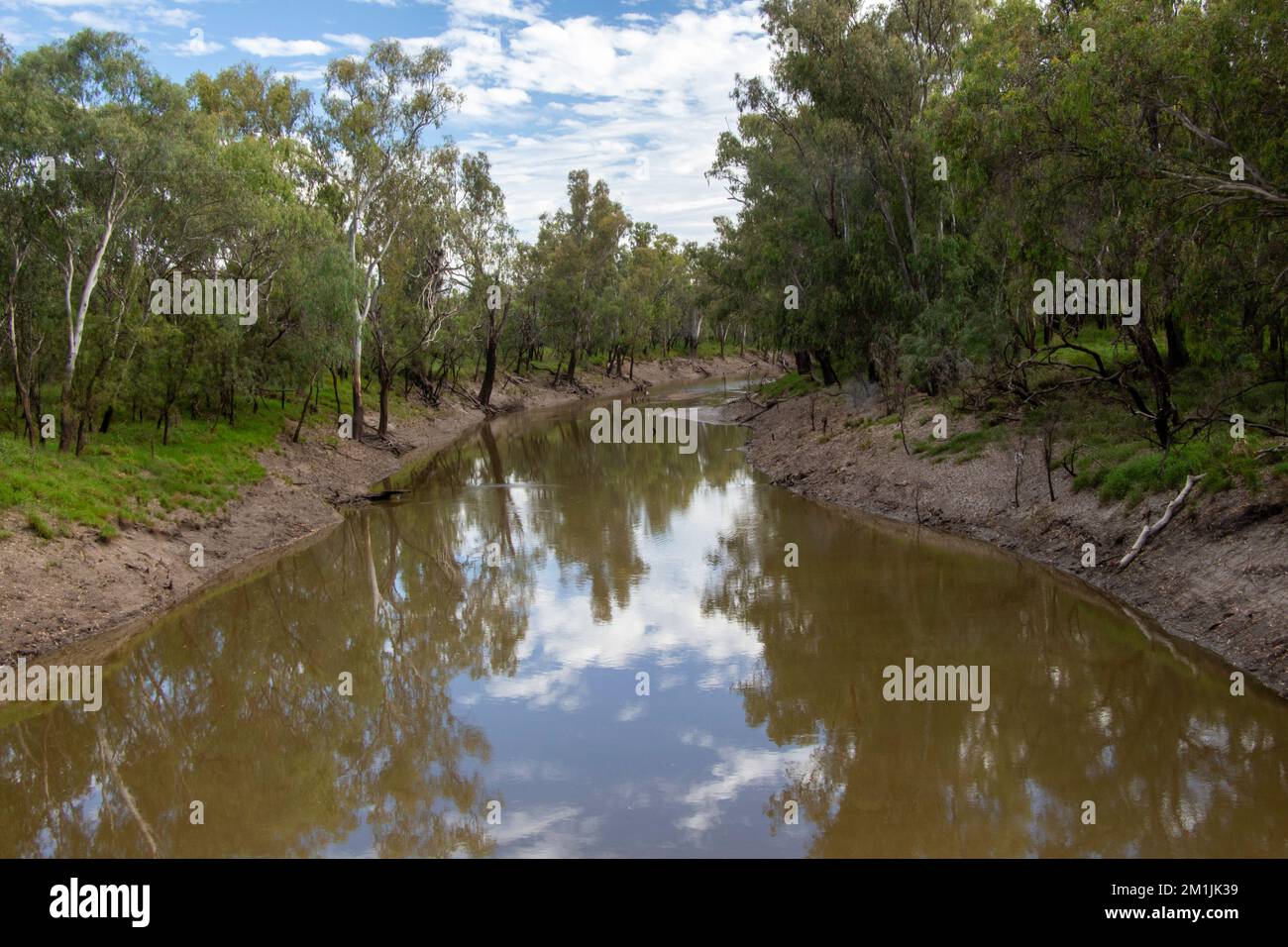Condamine River near Kogan Stock Photo - Alamy