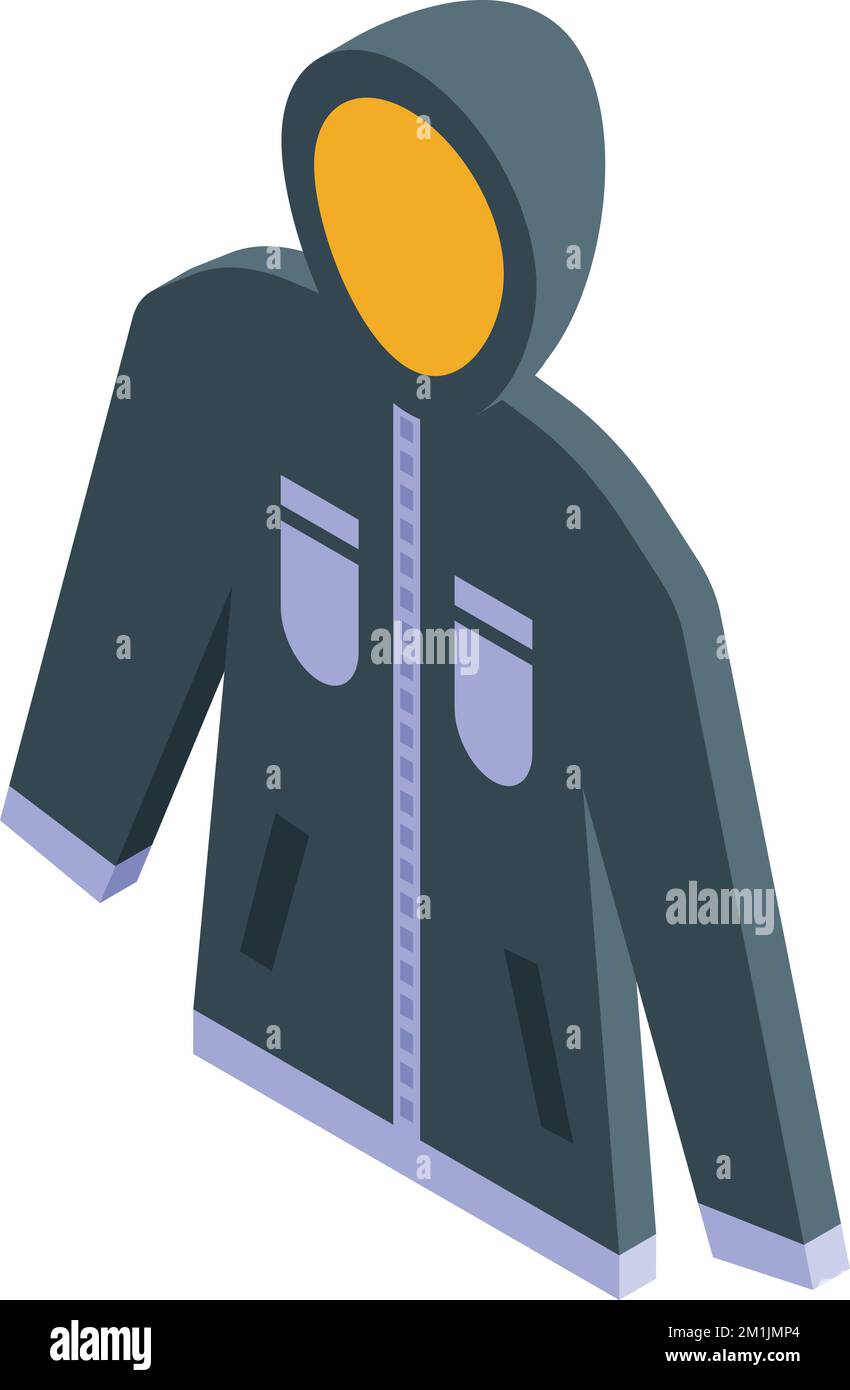 Snowboarding jacket icon isometric vector. Sport school. Extreme action ...