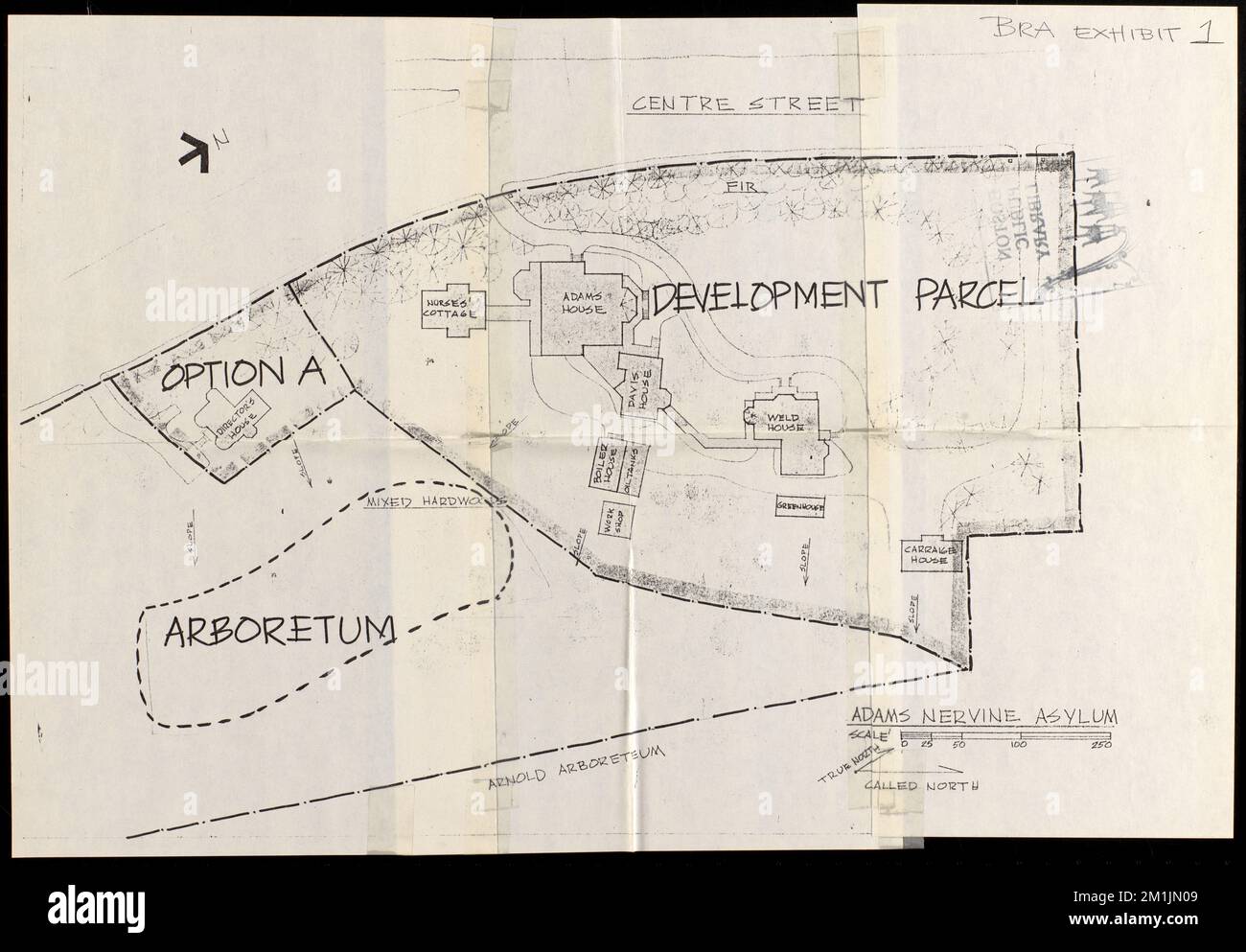 Adams Nervine Asylum , Historic buildings, Massachusetts, Boston, Maps ...