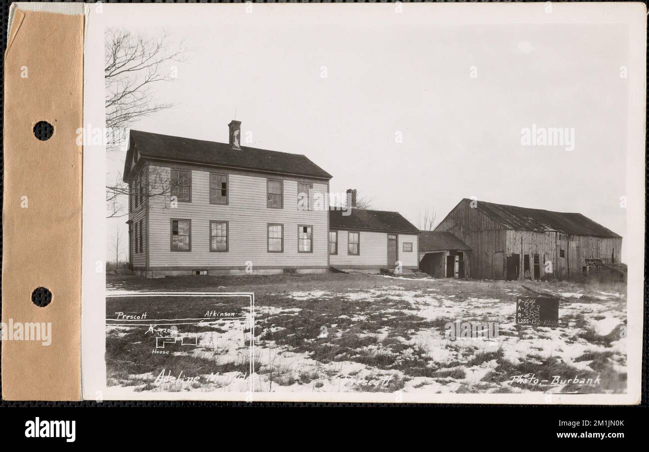 Adeline M. Ryder, house and barn, Prescott, Mass., Dec. 22, 1927 ...