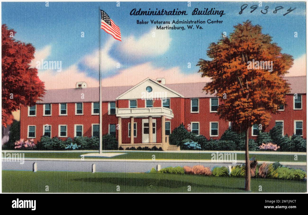 Administration building, Baker Veterans Administration Center ...