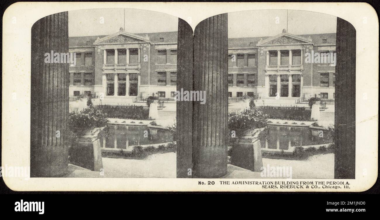 The administration building from the pergola , Mail-order businesses ...