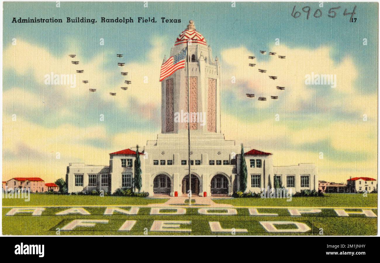 Administration building, Randolph Field, Texas , Military facilities ...
