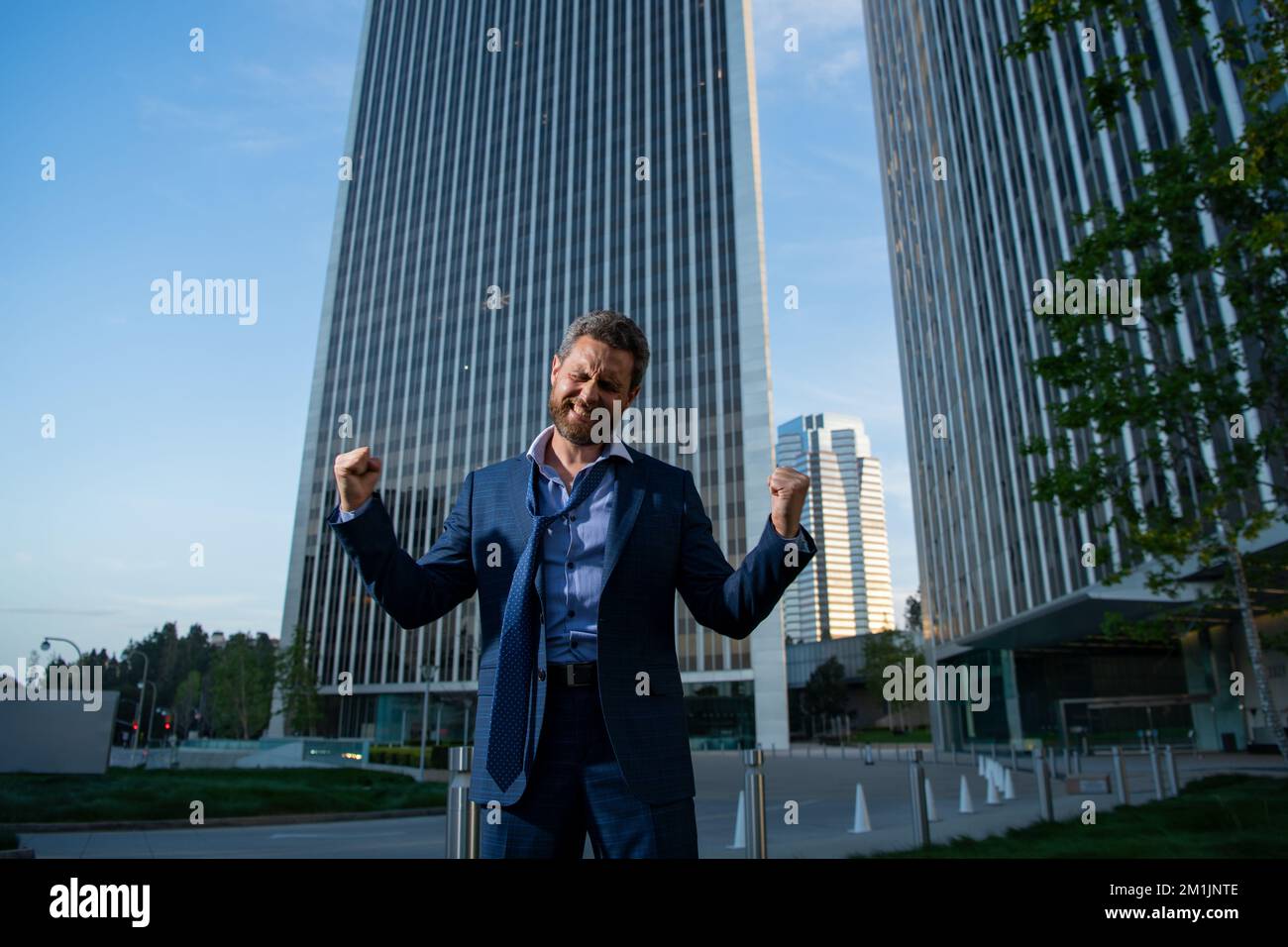 OMG businessman is crying, bad feelings. Cry man. Negative emotion ...