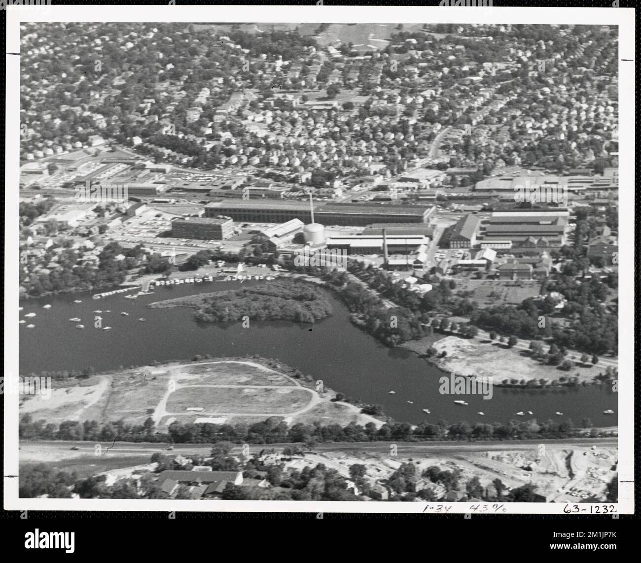 Aerial view , Armories, Watertown Arsenal Mass.. Records of U.S. Army ...