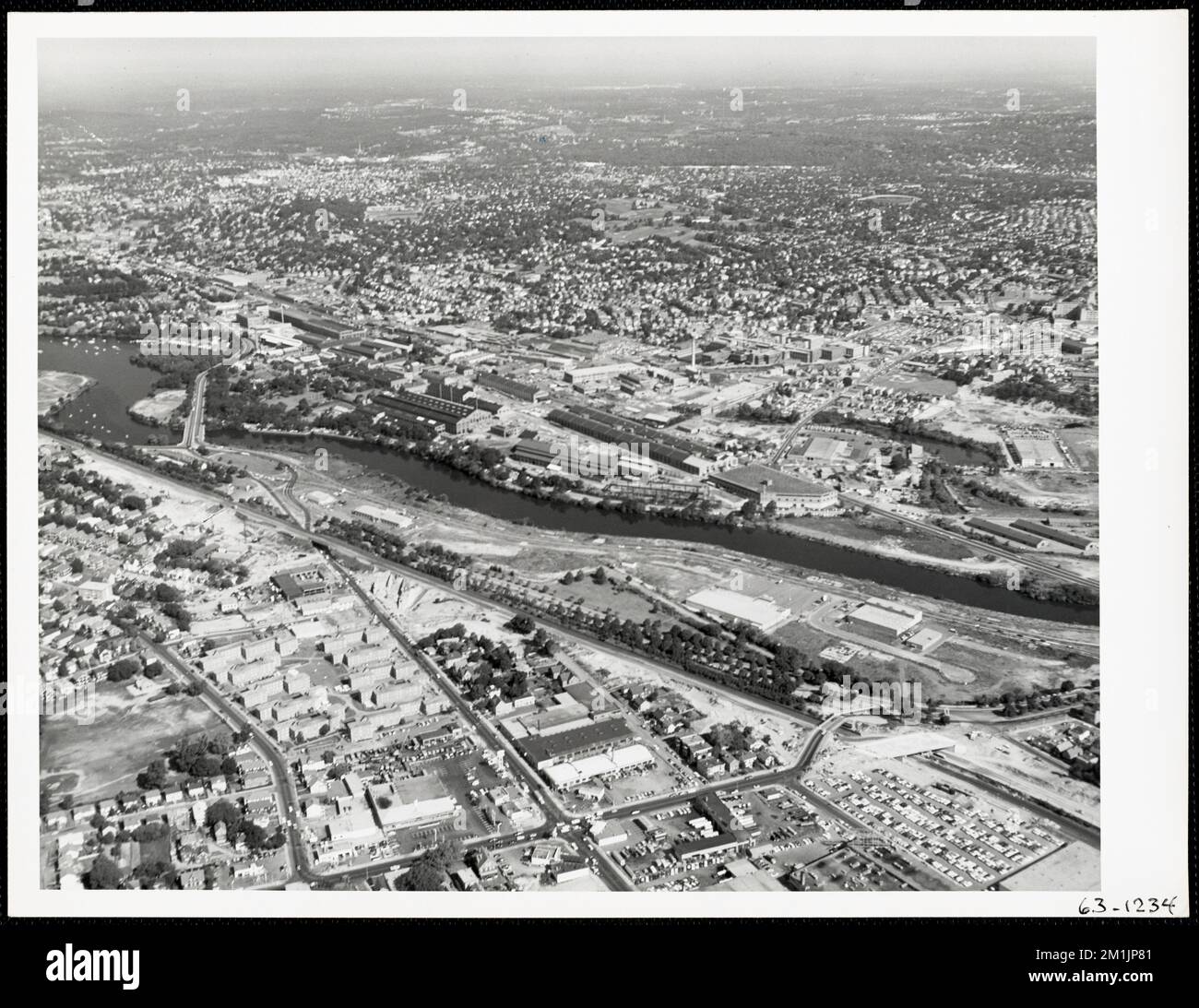 Aerial view , Armories, Watertown Arsenal Mass.. Records of U.S. Army ...