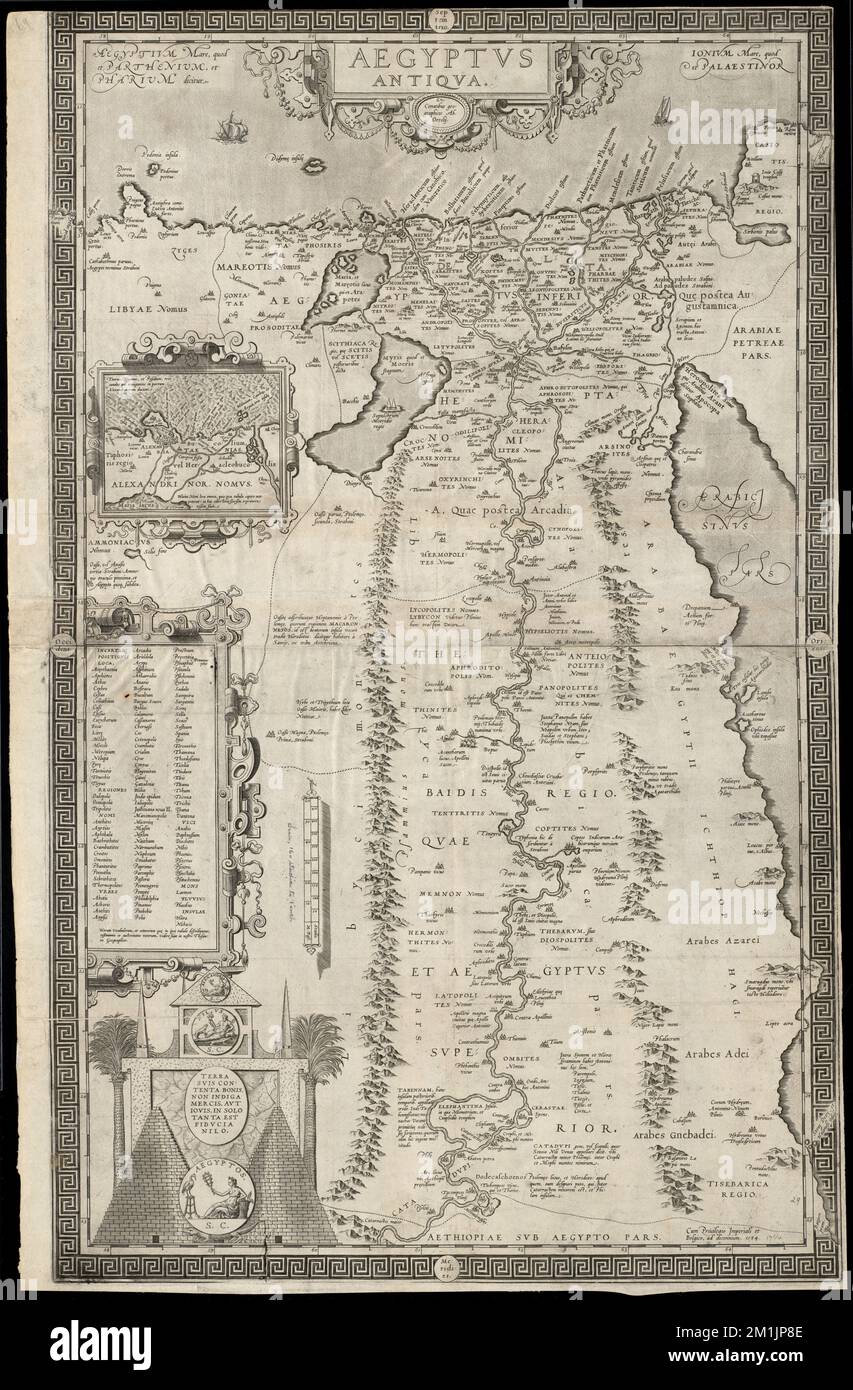Nile river maps cartography geography nile river hi-res stock ...