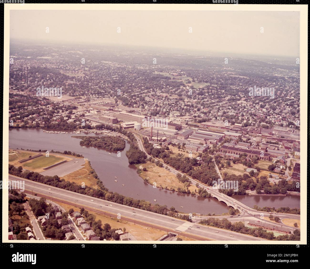 Aerial view , Armories, Watertown Arsenal Mass.. Records of U.S. Army ...