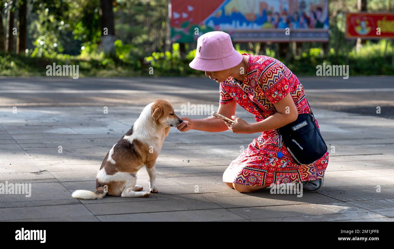 Mang Den tourist area, Kon Plong district, Kon Tum province, Vietnam ...