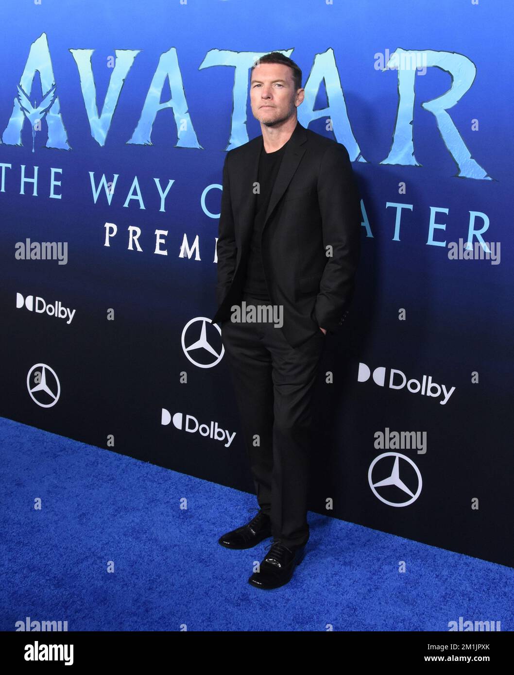 Hollywood, California, USA 12th December 2022 Actor Sam Worthington ...