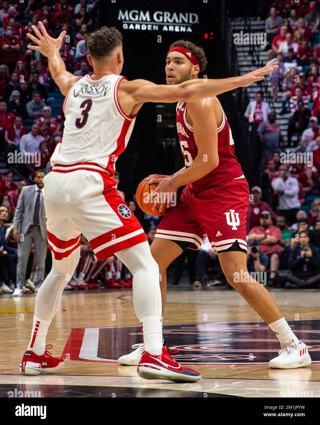December 10 2022 Las Vegas, NV, U.S.A. Indiana forward Race Thompson ...