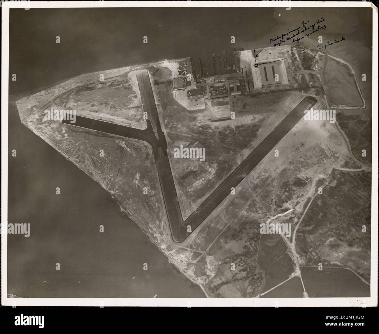 Aerial view of Naval Air Station , Air bases. Photographs of the First ...