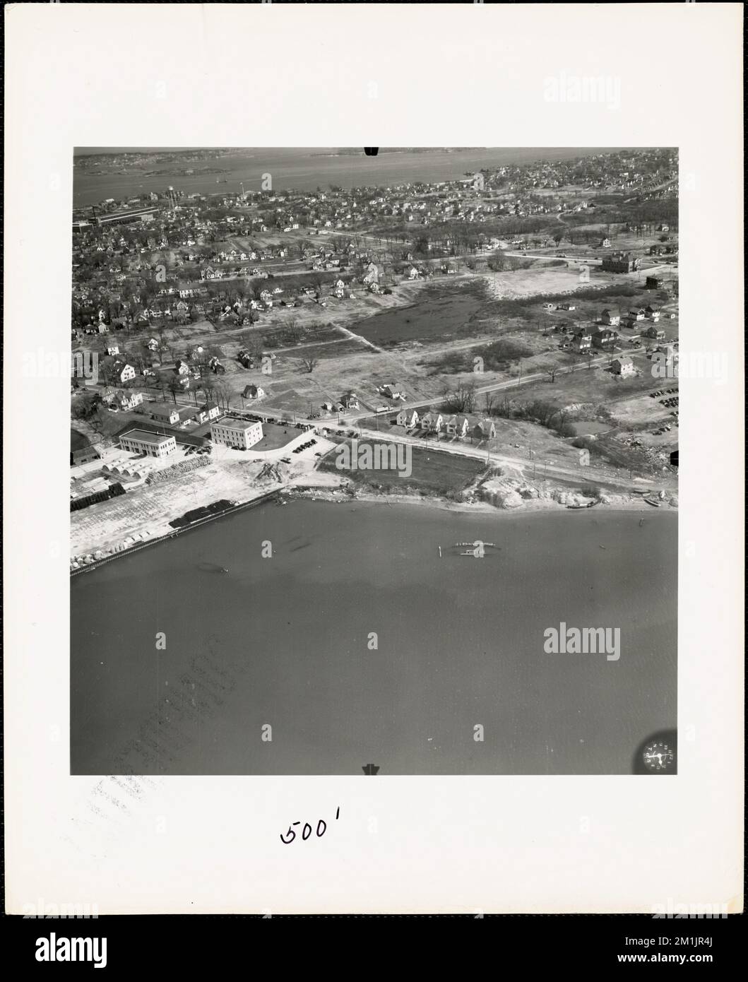 Aerial View of Naval Net Depot and Coast Guard Station , Naval yards ...