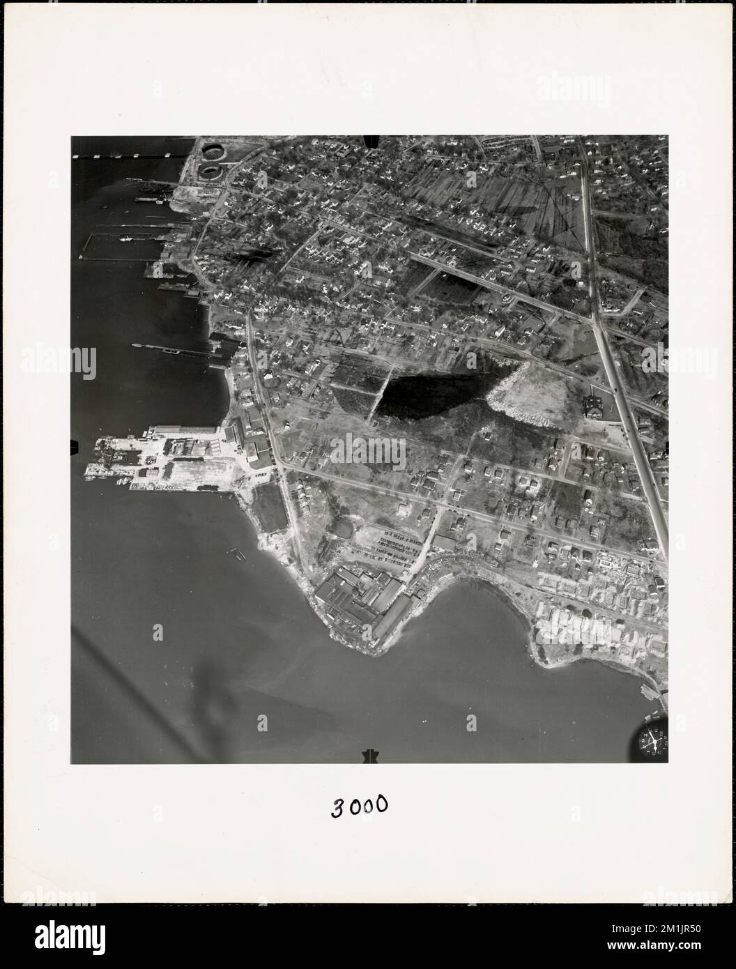 Aerial View of Naval Net Depot and Coast Guard Station , Naval yards ...