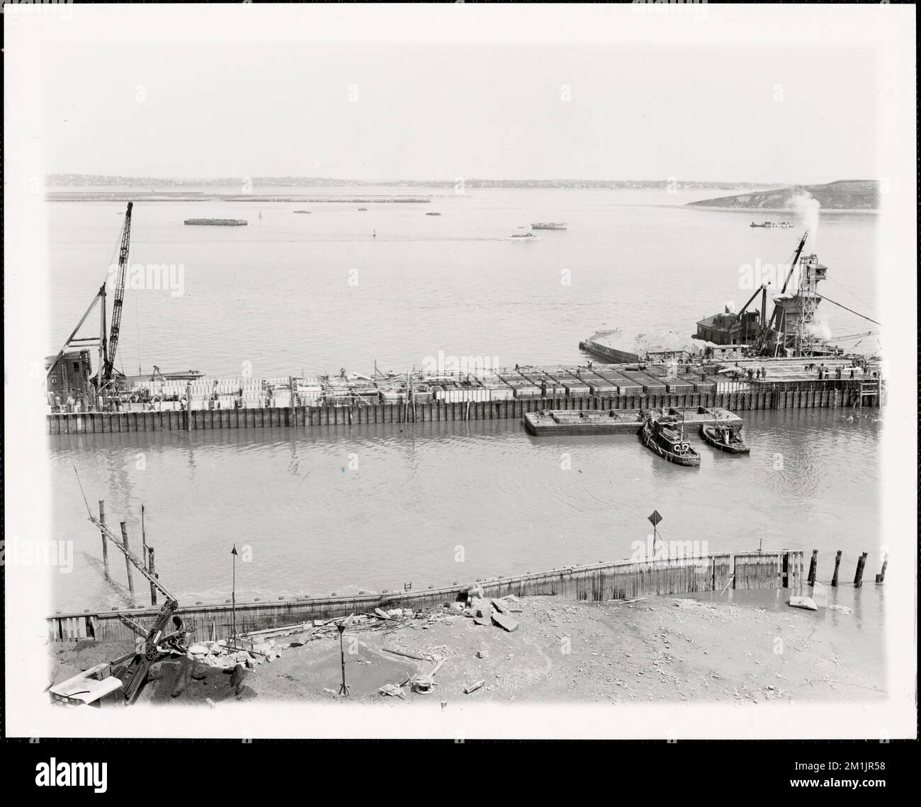 Aerial view of Navy Yard Annex/Dry Dock , Naval yards & naval stations ...