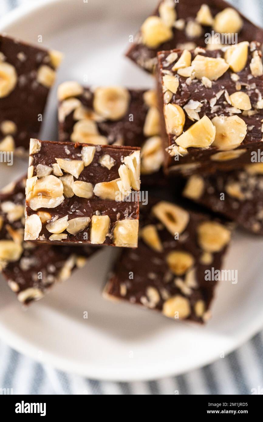 Hazelnut fudge hi-res stock photography and images - Alamy