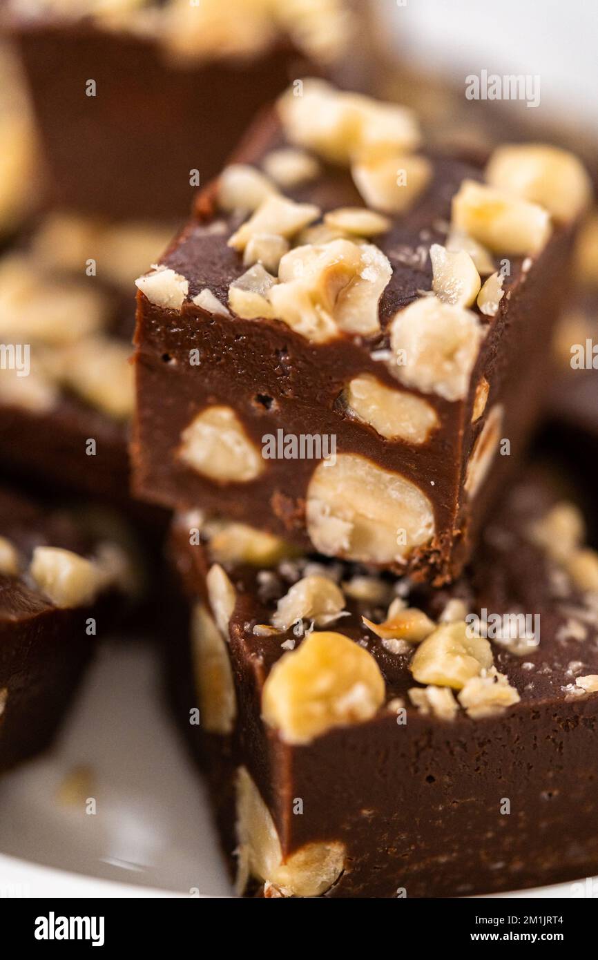 Hazelnut fudge hi-res stock photography and images - Alamy