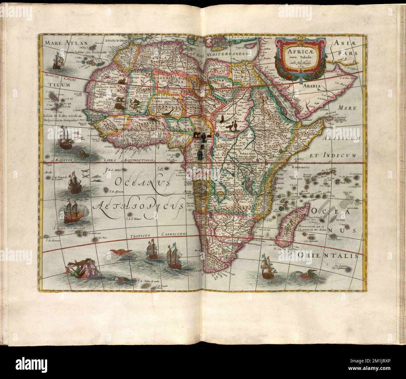 Map africa 1800 hi-res stock photography and images - Alamy