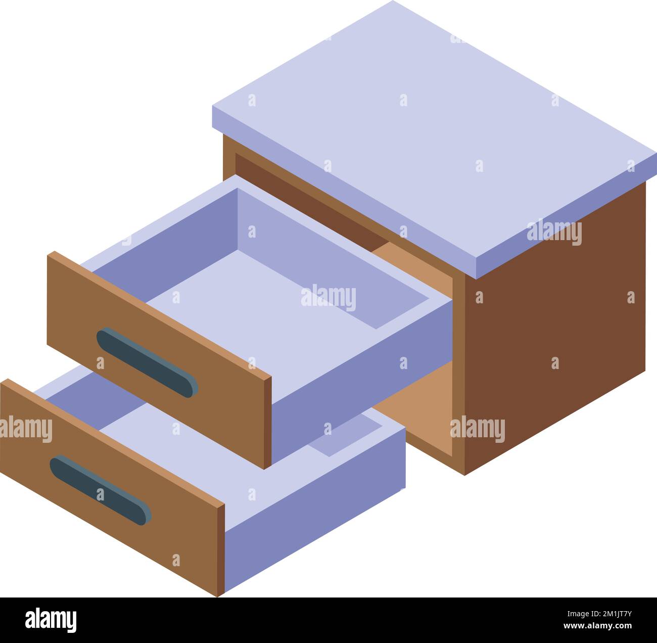 Bedroom drawer icon isometric vector. Furniture manufacture. Wood work ...