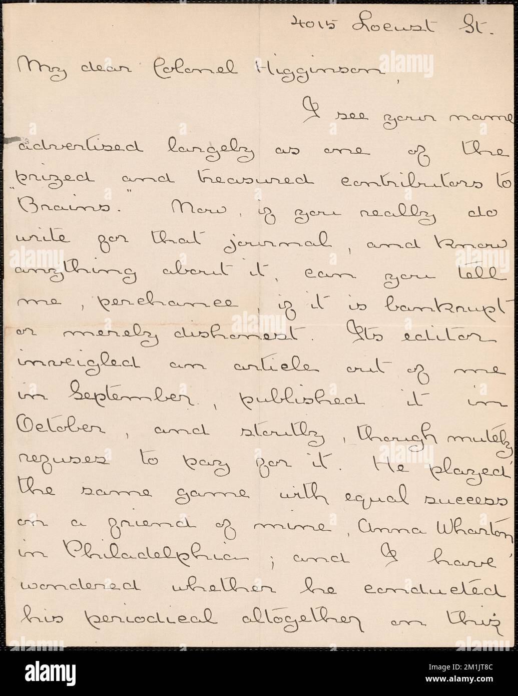 Agnes repplier hi-res stock photography and images - Alamy