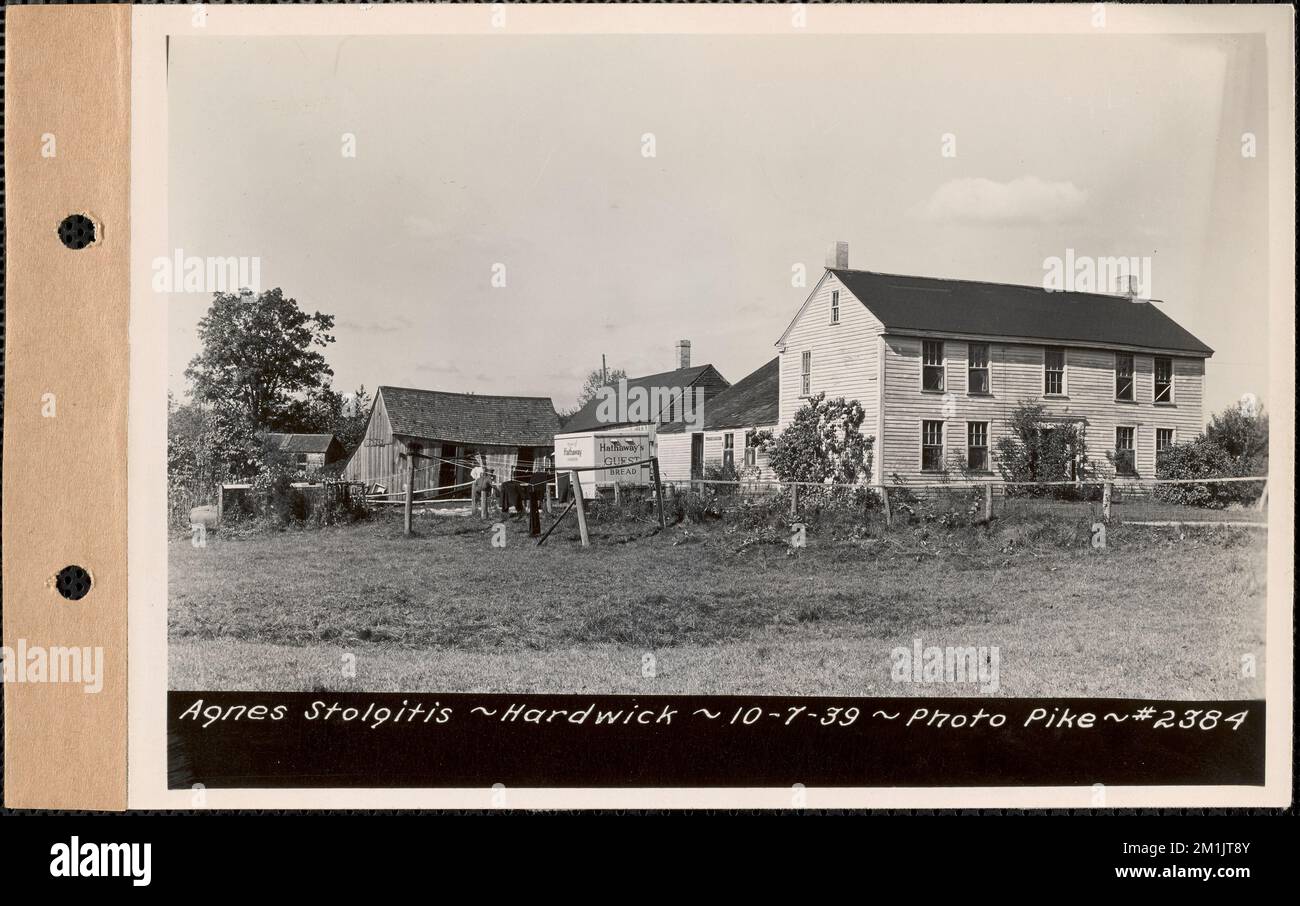 Agnes Stolgitis, house and sheds, Hardwick, Mass., Oct. 7, 1939 ...