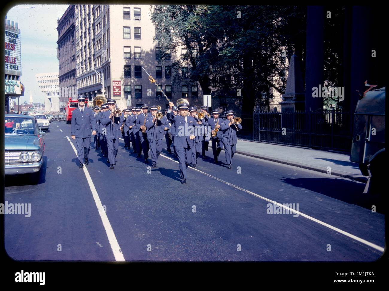 Air Force marching band, parade, Tremont Street, Boston , Parades ...