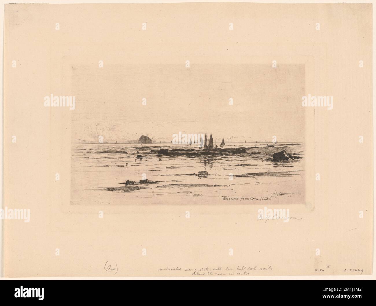 Ailsa Craig from Arran , Islands, Bays Bodies of water. Sir David Young ...