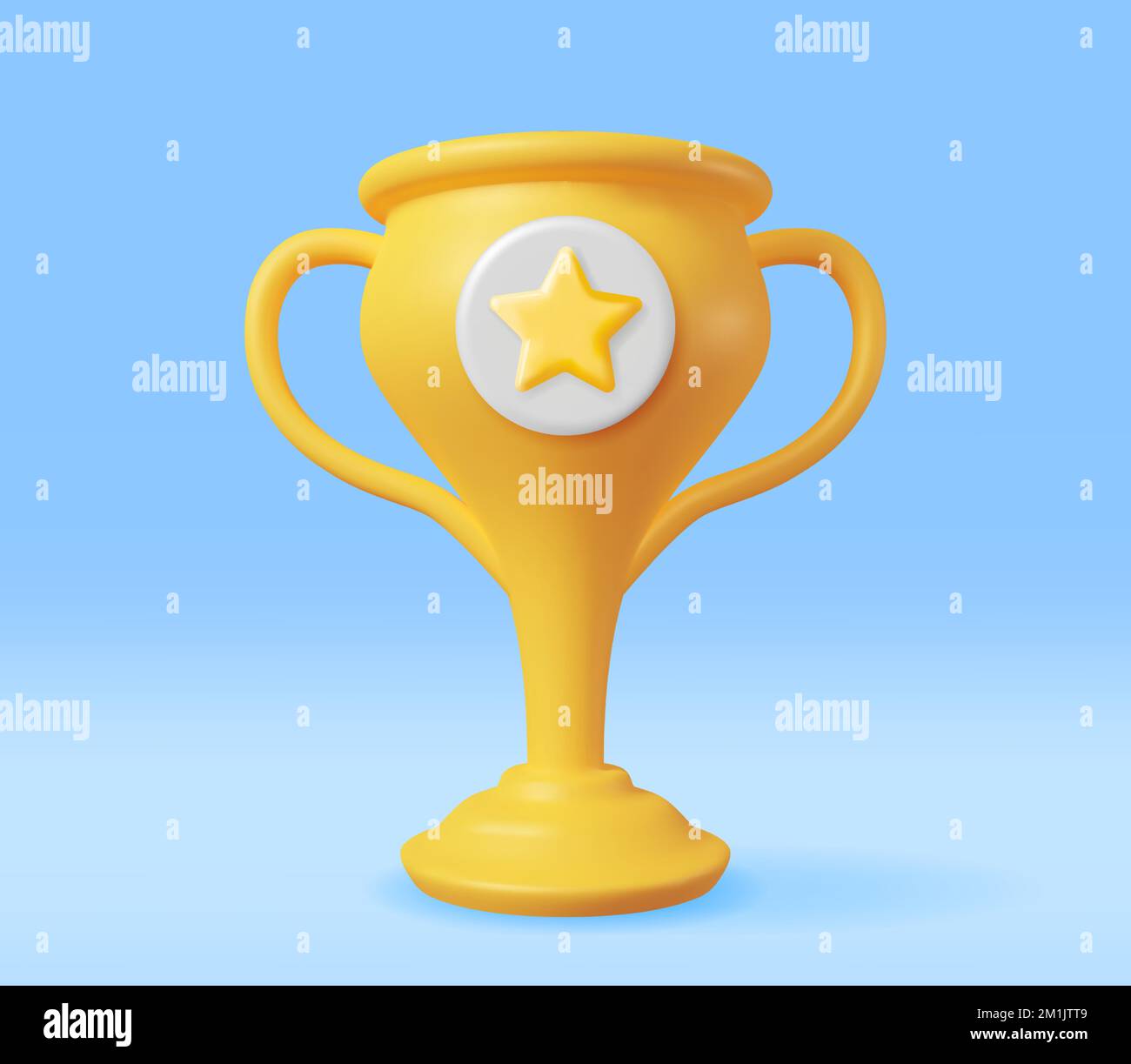 3D Golden Champion Trophy Isolated Stock Vector Image & Art - Alamy