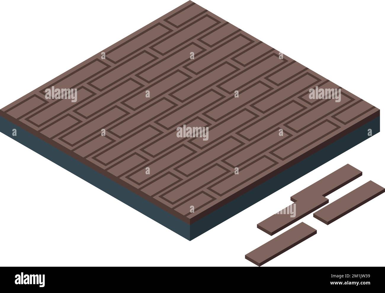 Room parquet icon isometric vector. Wood floor. New interior Stock ...