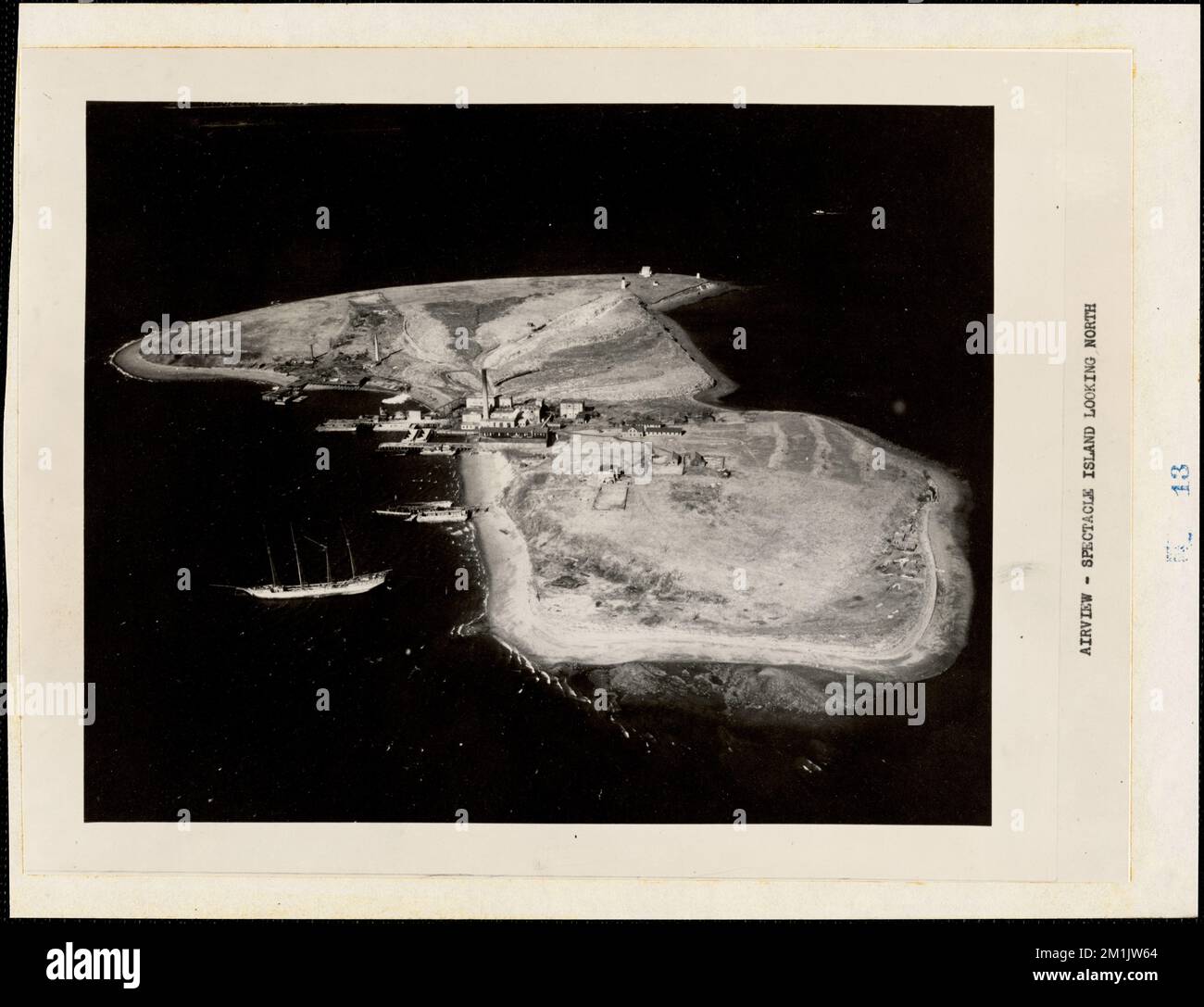 Airview-Spectacle Island looking north , Islands. Photographs of the ...