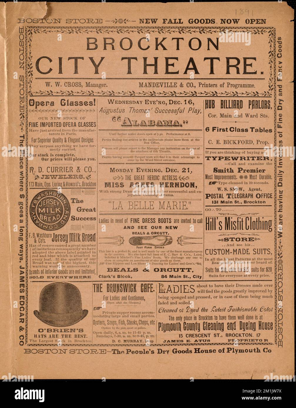 Alabama , Entertainment, Brockton Public Library Archival Collection ...