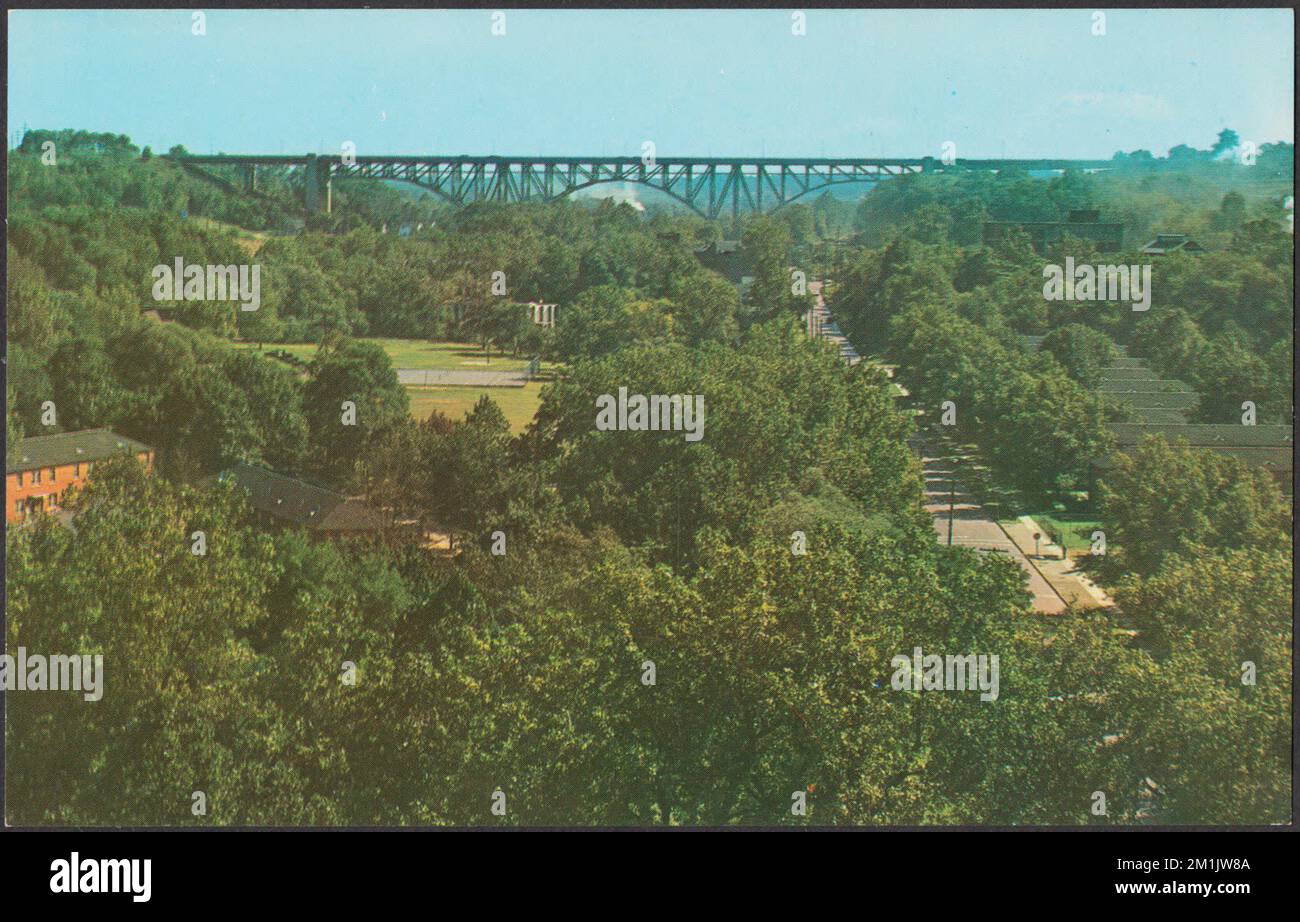 Akron, Ohio , Bridges, Tichnor Brothers Collection, postcards of the ...