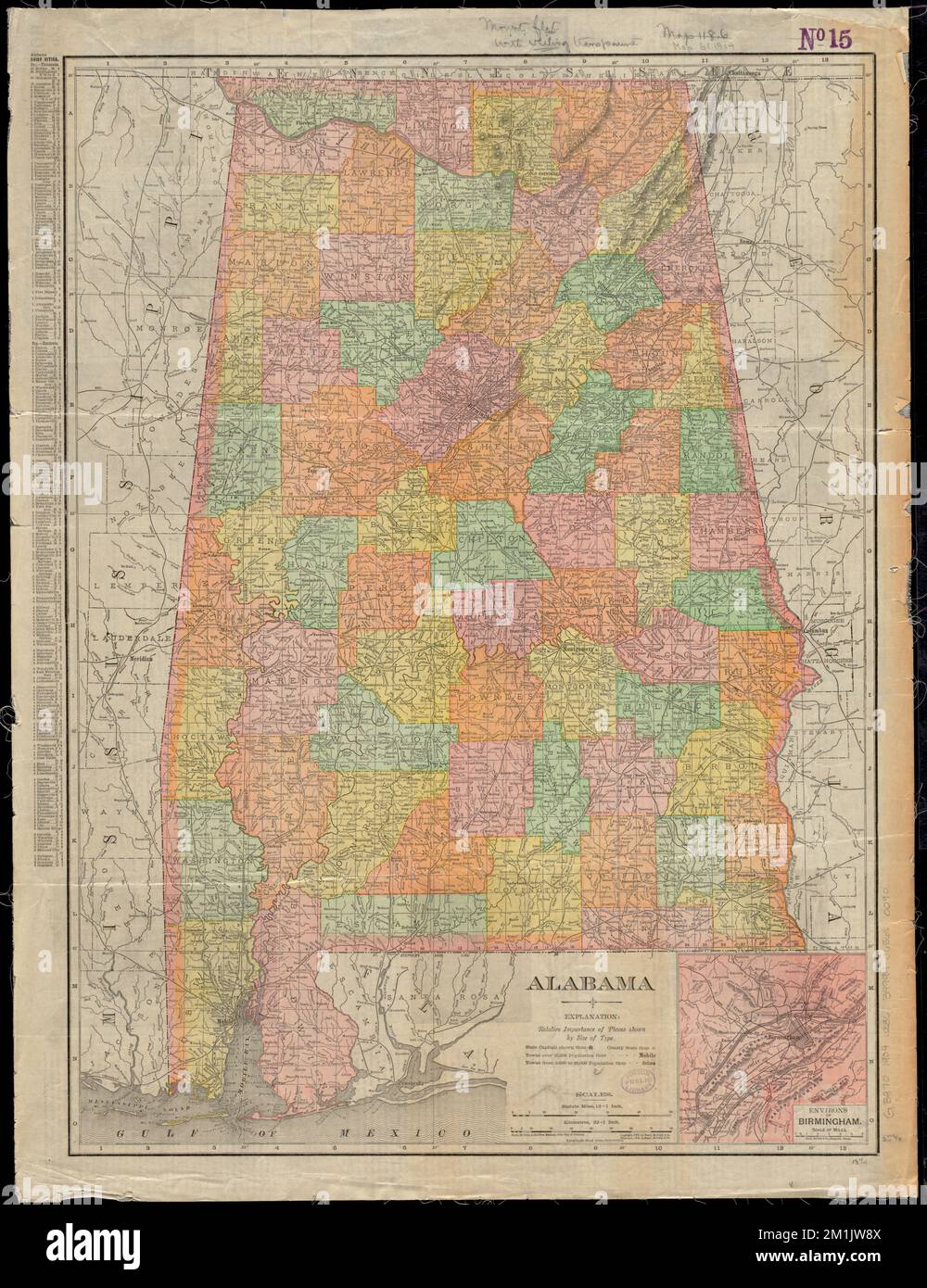 Alabama , Alabama, Description and travel, Alabama, Maps, Birmingham ...