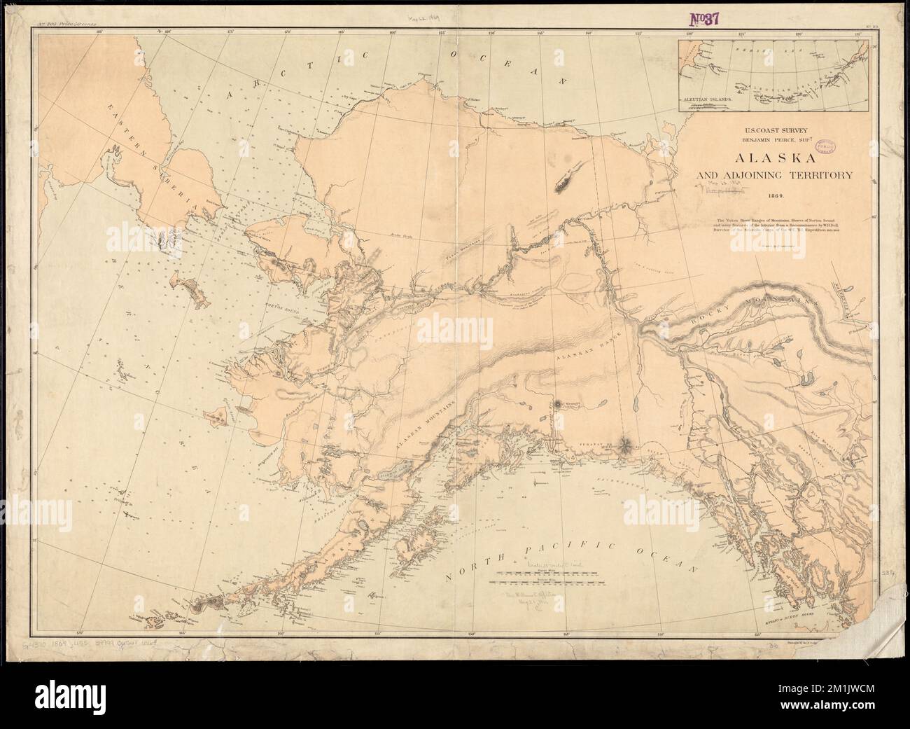 Alaska and adjoining territory , Alaska, Maps Norman B. Leventhal Map ...