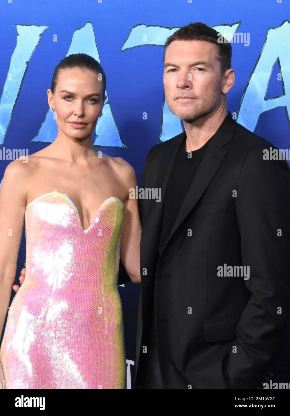 Hollywood, California, USA 12th December 2022 Actor Sam Worthington and ...
